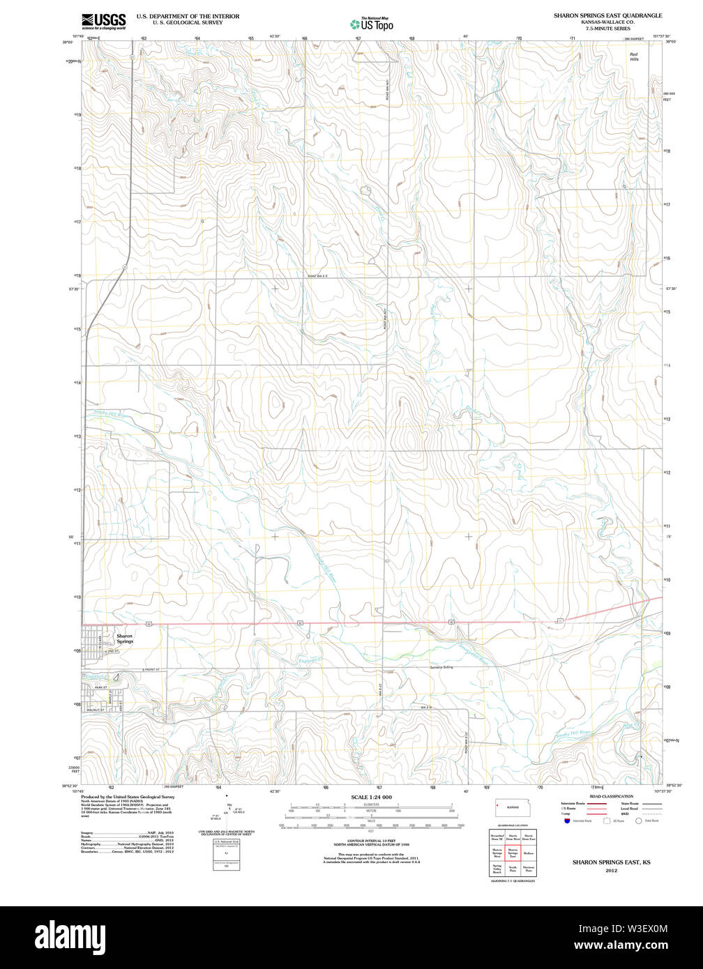 Sharon springs map hi-res stock photography and images - Alamy