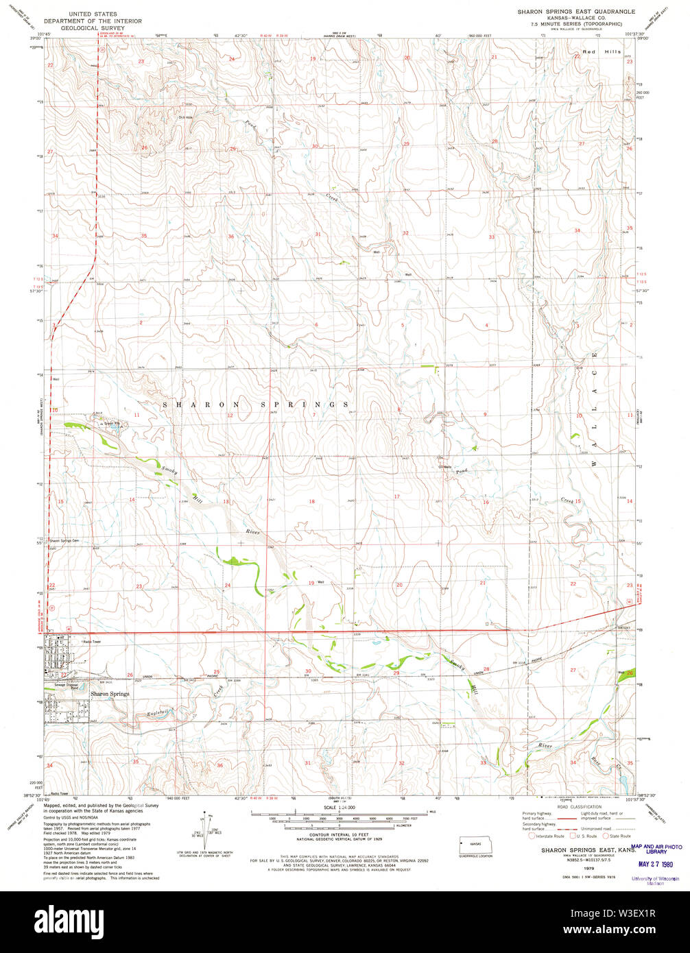 Sharon springs map hi-res stock photography and images - Alamy