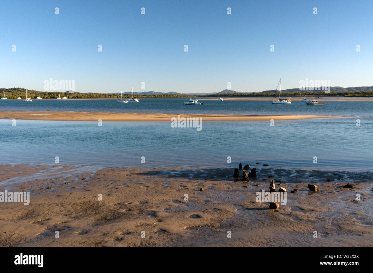 Bustard Bay close to a small coastal town,’1770’ in Queensland ...