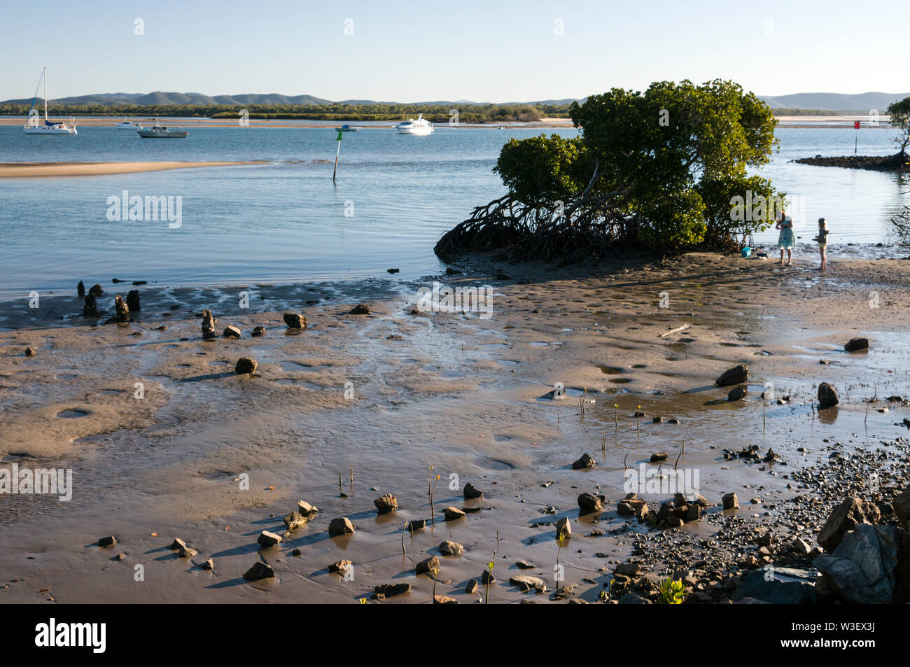 Bustard Bay close to a small coastal town,’1770’ in Queensland ...