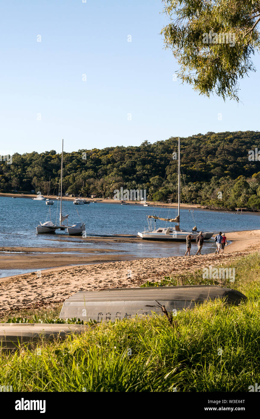 Bustard Bay close to a small coastal town,’1770’ in Queensland ...