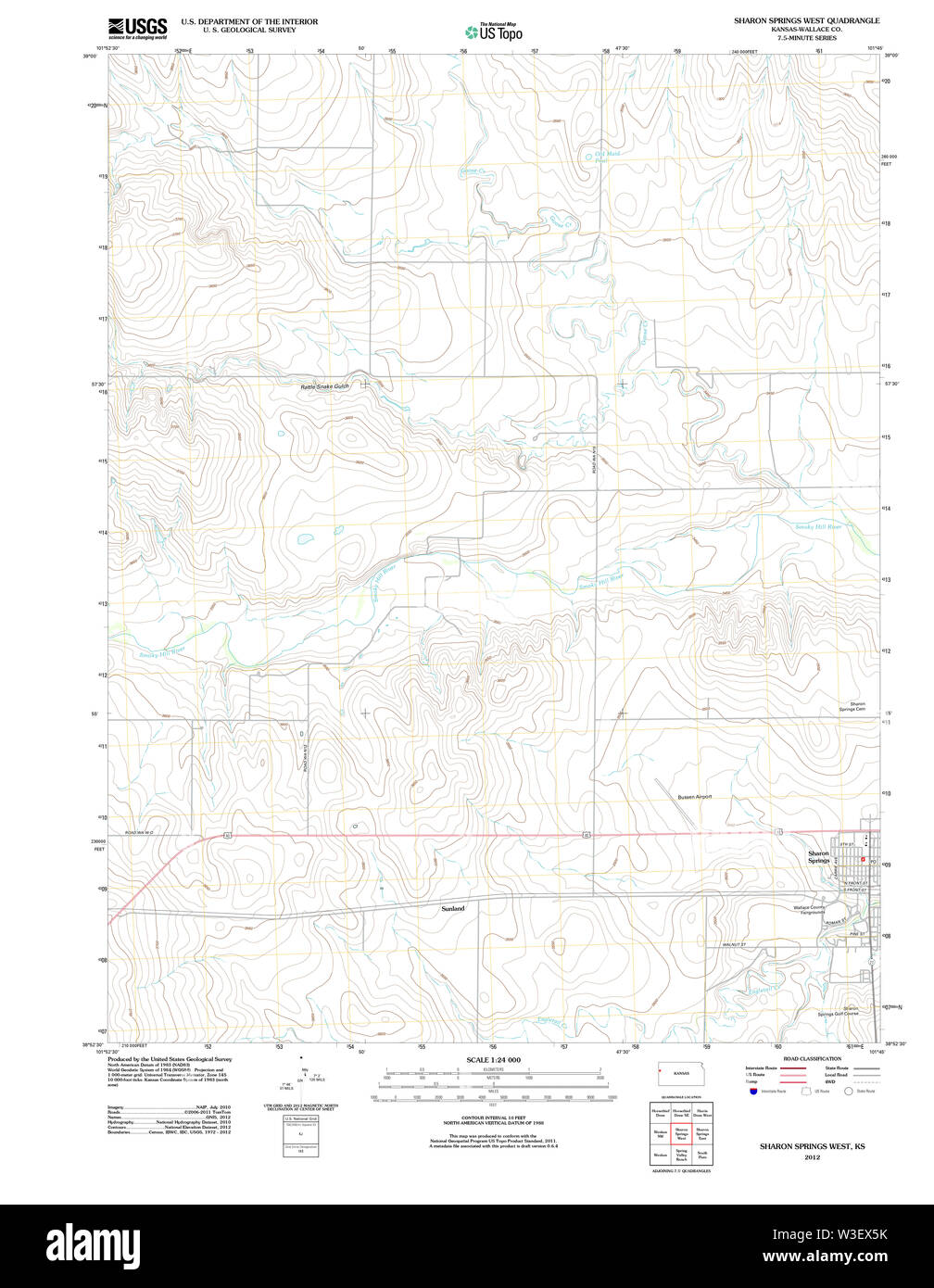 Sharon springs map hi-res stock photography and images - Alamy