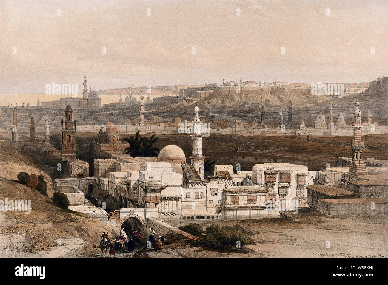 Cairo city pyramid background hi-res stock photography and images - Alamy