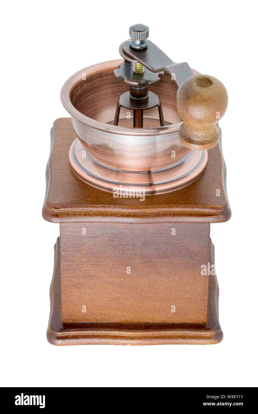 Coffee Grinder over white background Stock Photo - Alamy