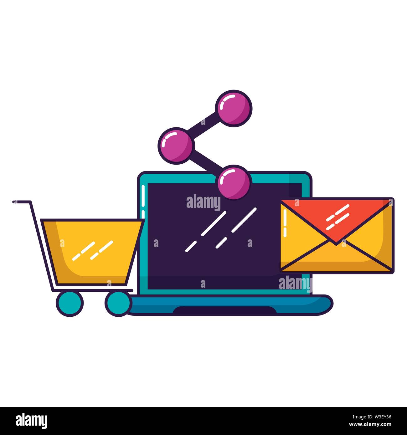 Free time social network Stock Vector Images - Alamy