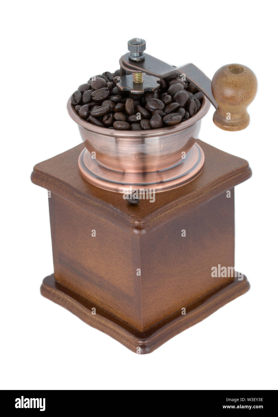 Coffee Grinder over white background Stock Photo - Alamy