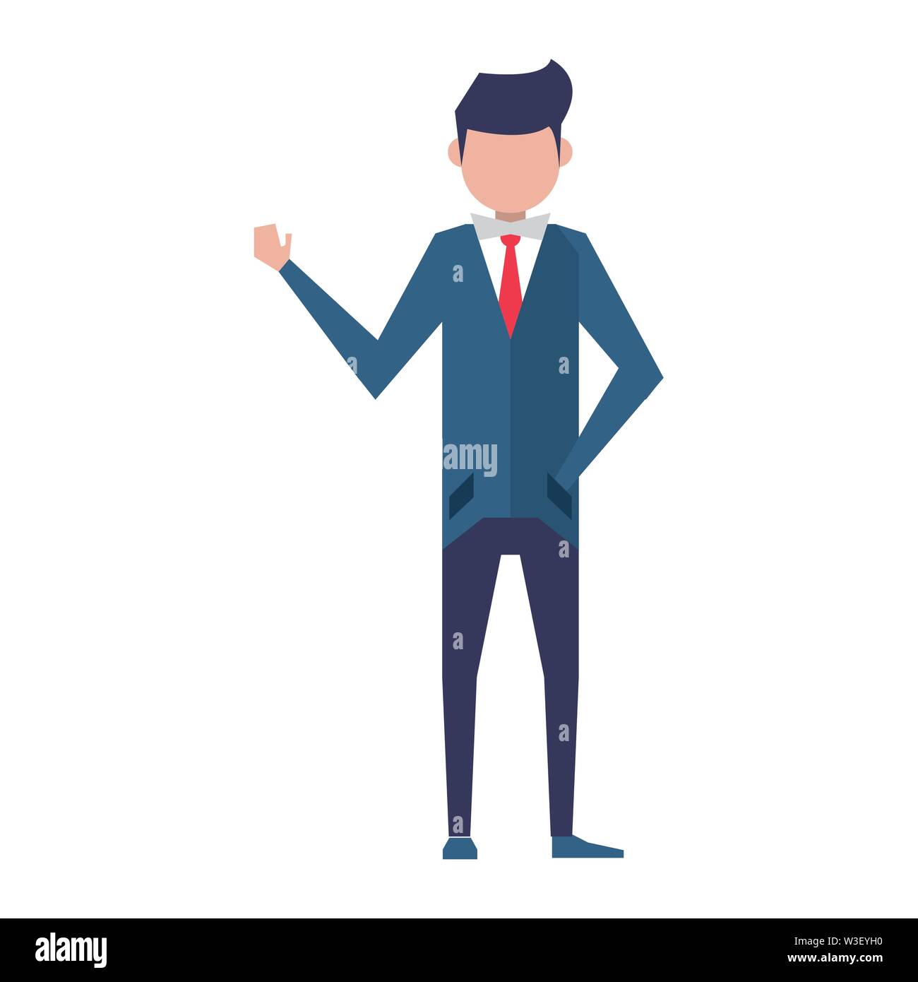 executive business finance man cartoon Stock Vector Image & Art - Alamy