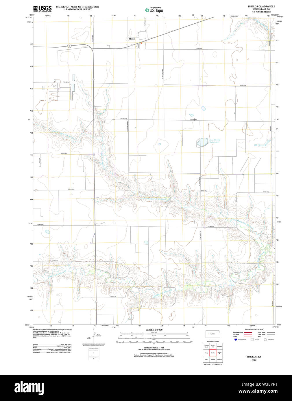 Shields kansas map hi-res stock photography and images - Alamy