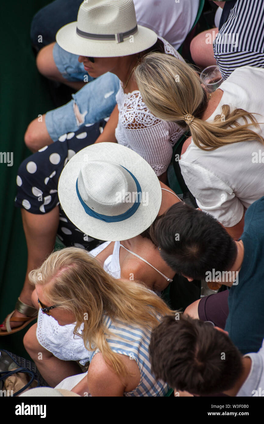 Wimbledon Tennis Spectators High Resolution Stock Photography and ...