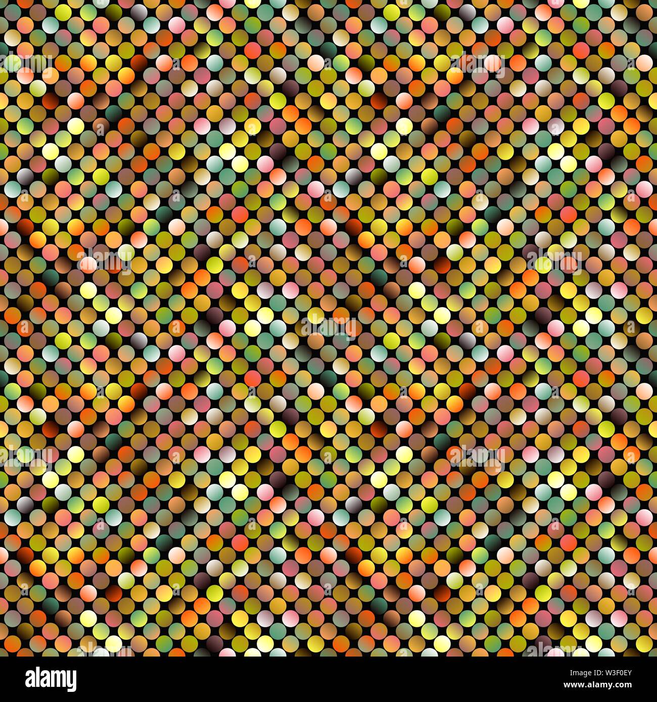 Seamless Geometrical Dot Pattern Background Abstract Vector Graphic