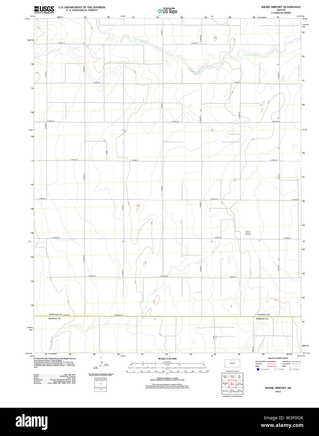 Kansas airport map hi-res stock photography and images - Alamy