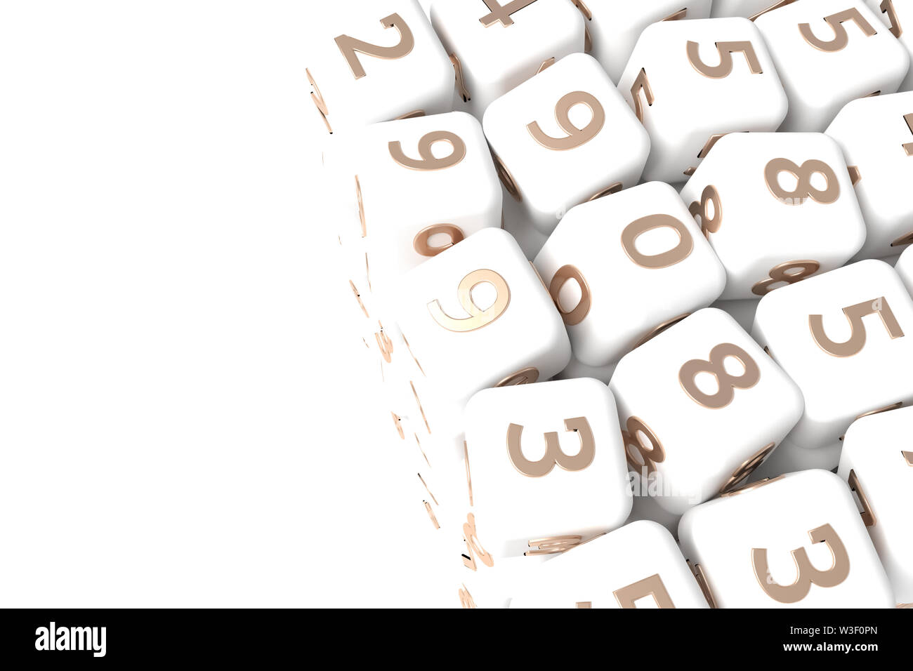 Gray or black and white b&w Number sign or symbol, cube or block. For ...