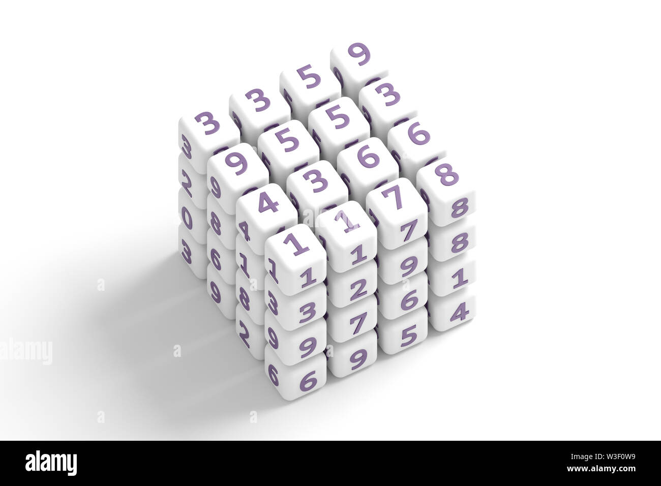 Gray or black and white b&w Number sign or symbol, cube or block. For ...