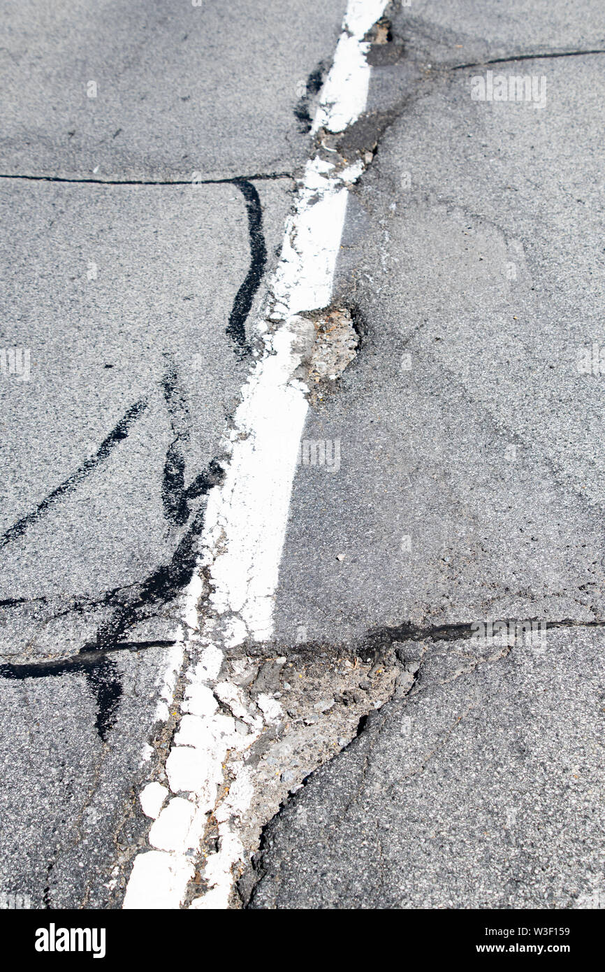 Concrete with potholes hi-res stock photography and images - Alamy