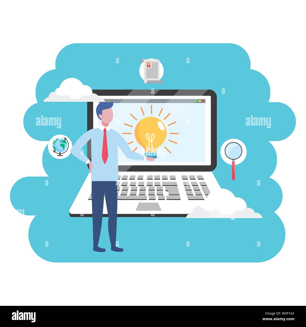 Businessman design, Man business management corporate job occupation ...