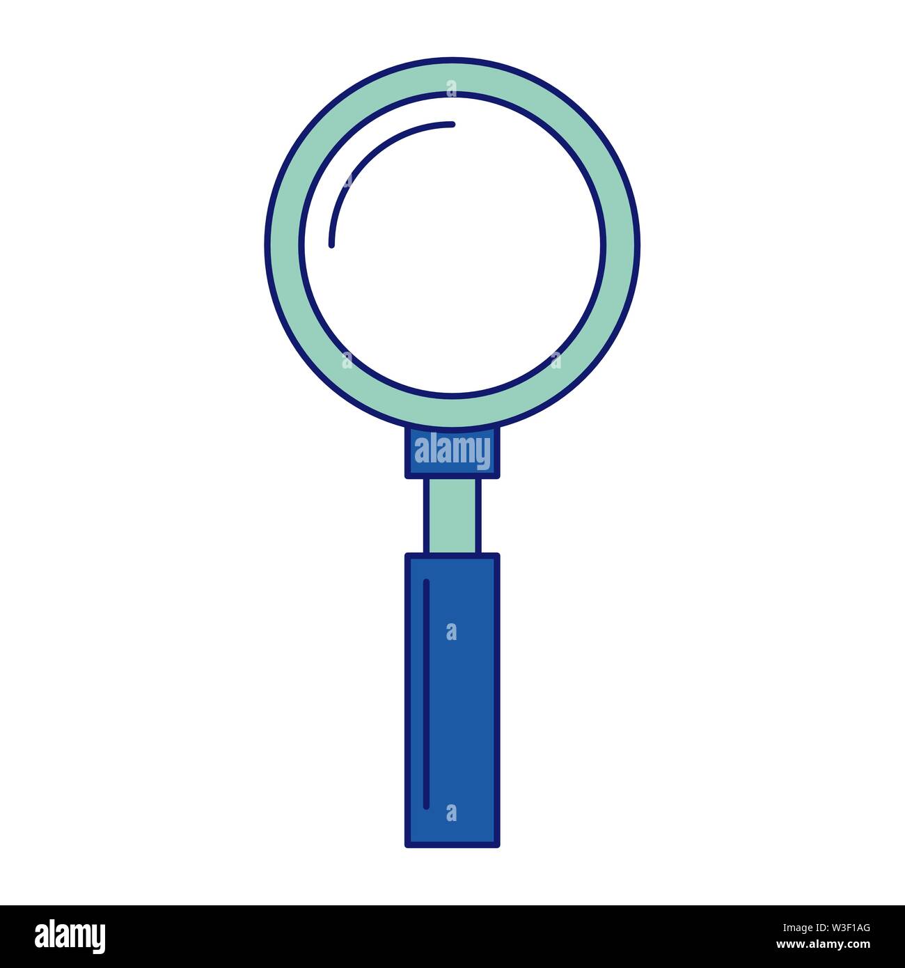 magnifying glass zoom lens cartoon Stock Vector Image & Art - Alamy