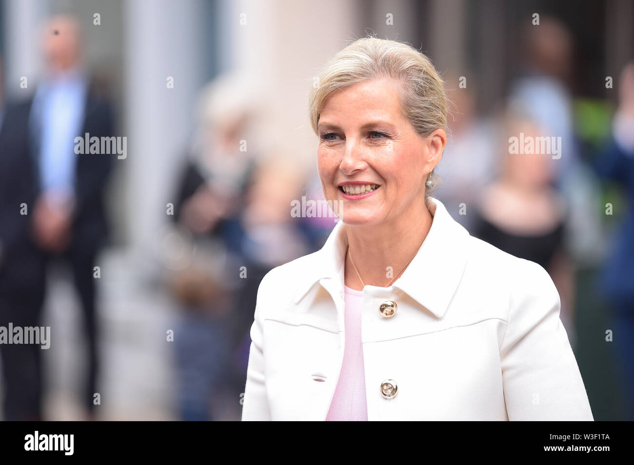 Prince Edward and Sophie the new Earl and Countess of Fofar make an ...