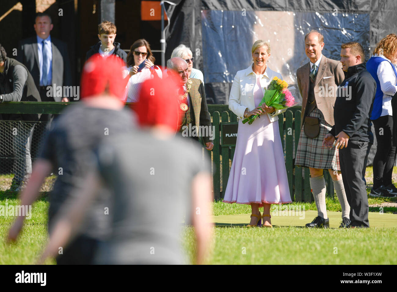 Prince Edward and Sophie the new Earl and Countess of Forfar, watch ...