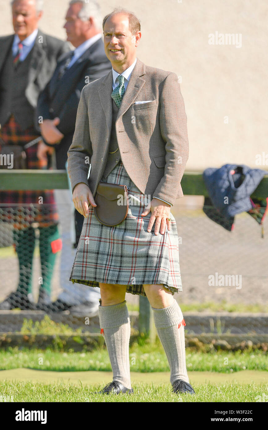 Prince Edward and Sophie the new Earl and Countess of Forfar, watch ...