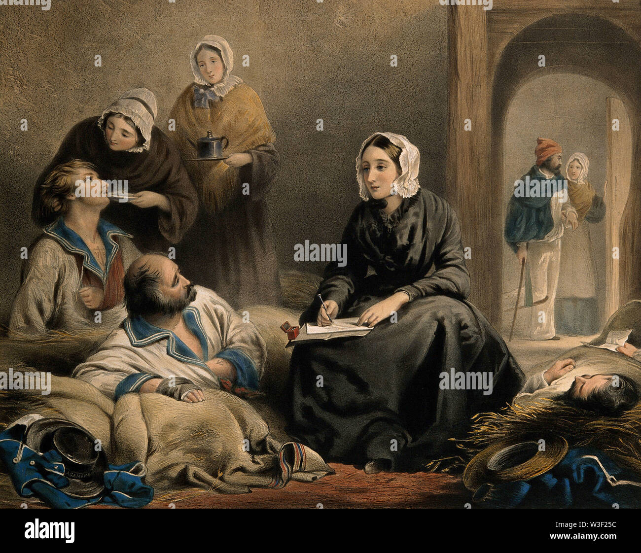 Florence nightingale english nurse hospital hi-res stock photography ...