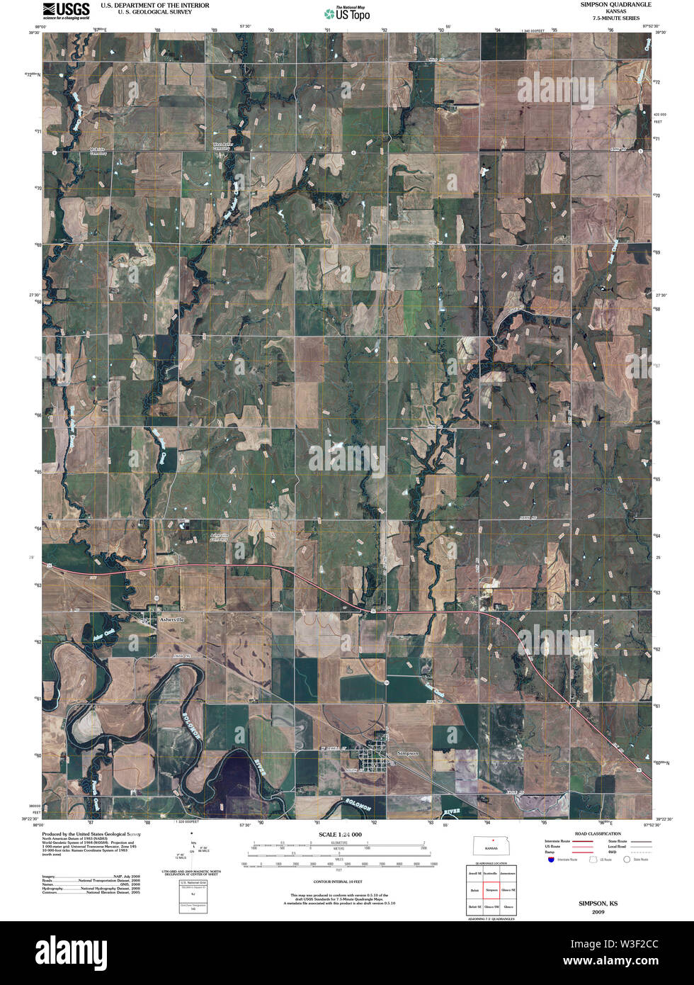 Simpson map hi-res stock photography and images - Alamy