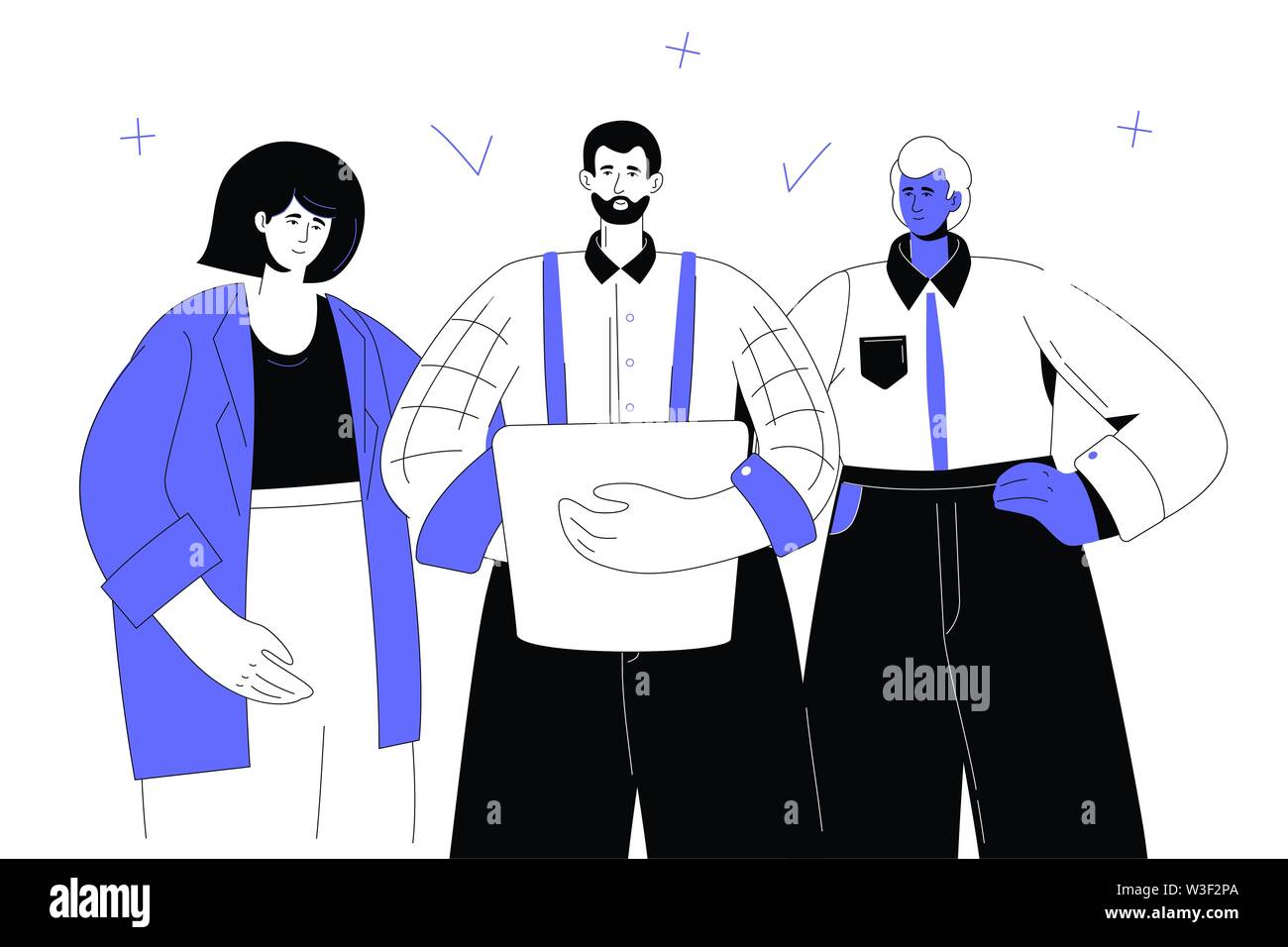 Task management - modern flat design style colorful illustration Stock ...