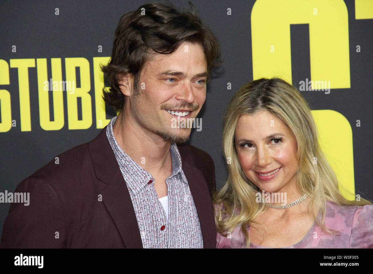 Christopher Backus and Mira Sorvino at the 20th Century Fox's World ...