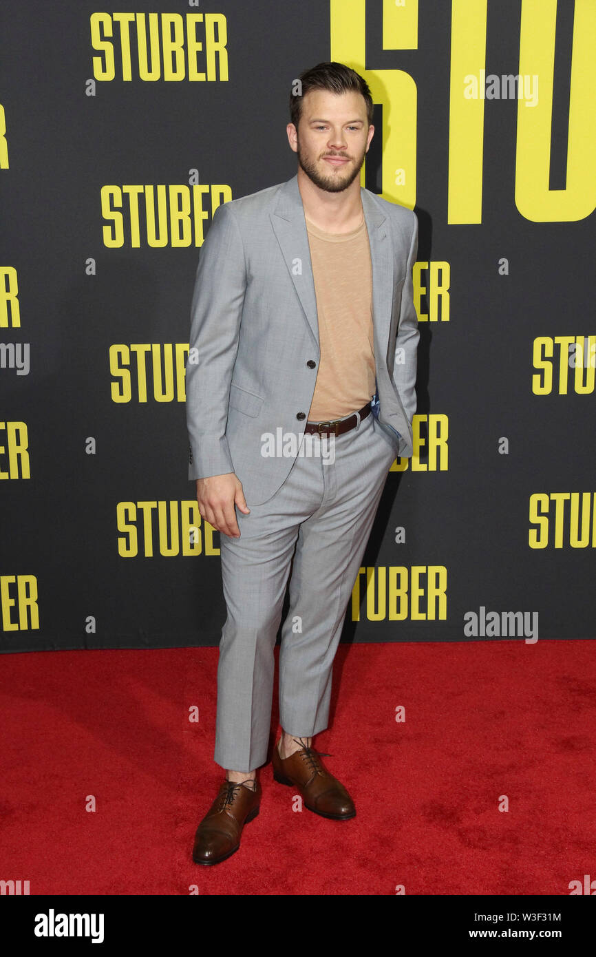 Jimmy Tatro at the 20th Century Fox's World Premiere of "Stuber". Held ...