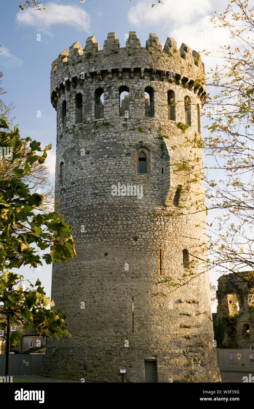 Well preserved defence tower is the only remain of a previous Nenagh ...