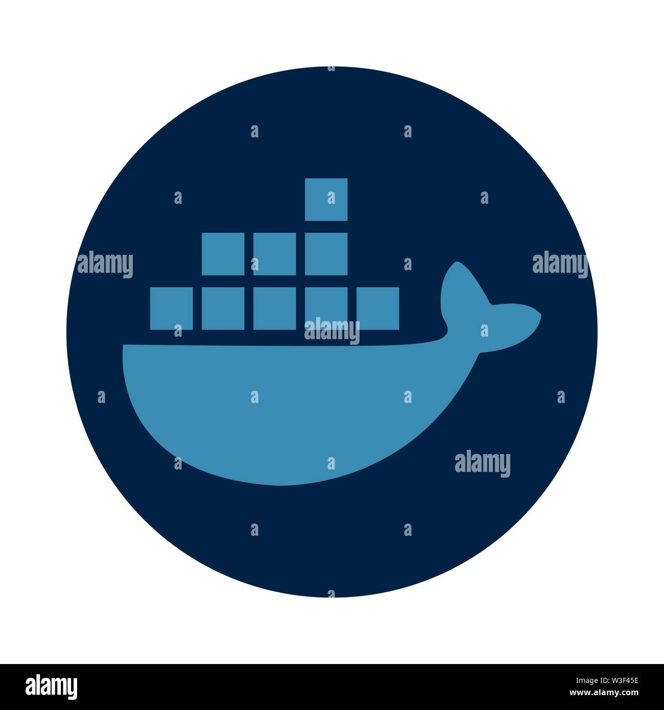 cargo boat shipping icon or logo illustration for website. Perfect use ...