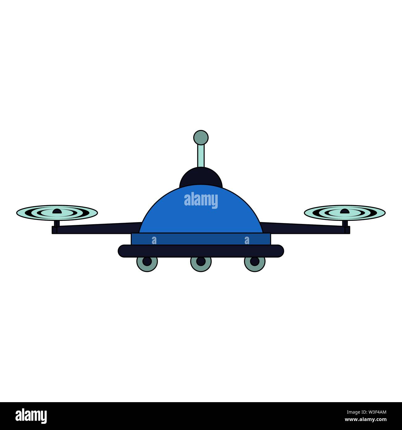 air drone remote control cartoon Stock Vector Image & Art - Alamy