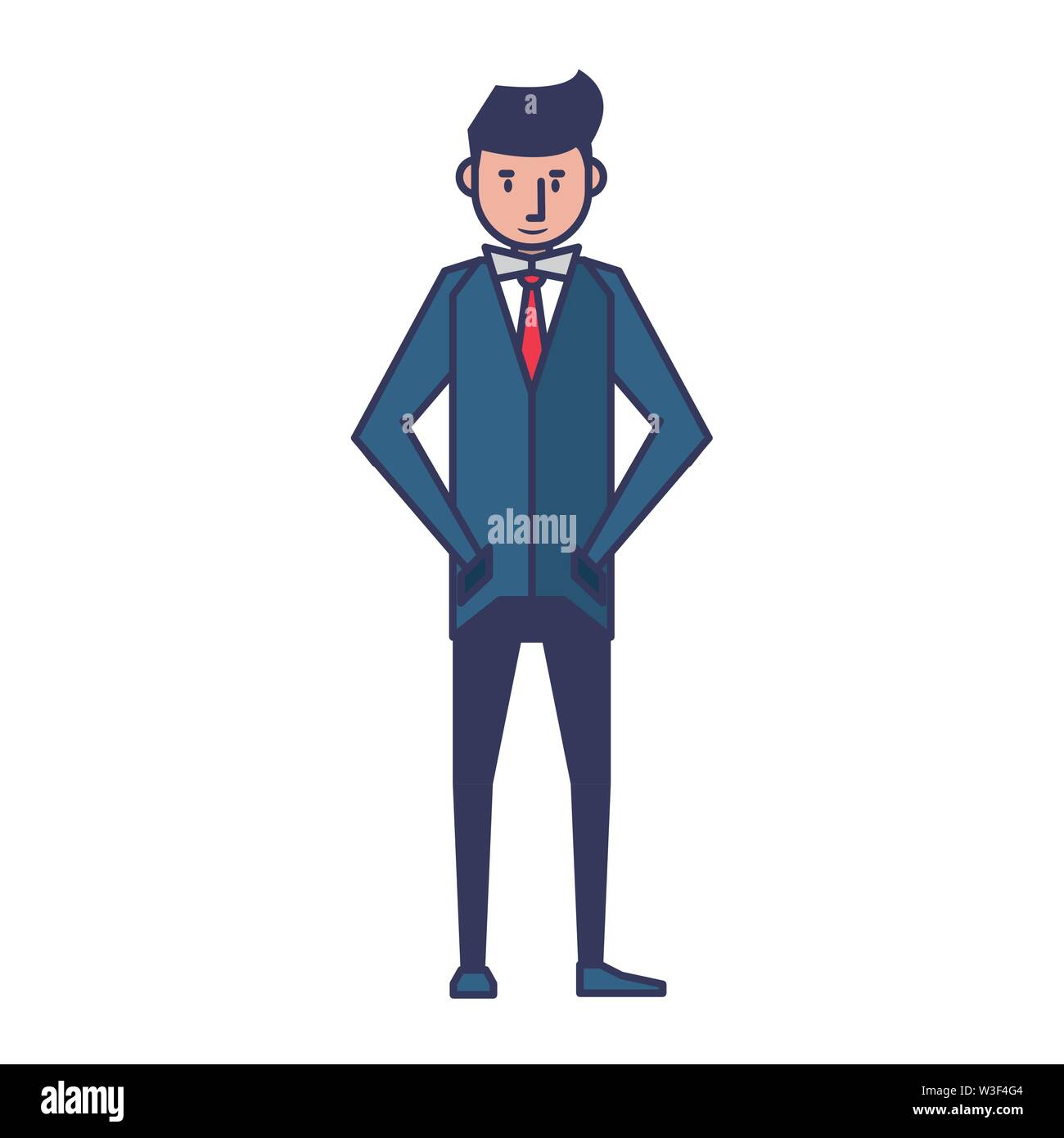 executive business finance man cartoon Stock Vector Image & Art - Alamy