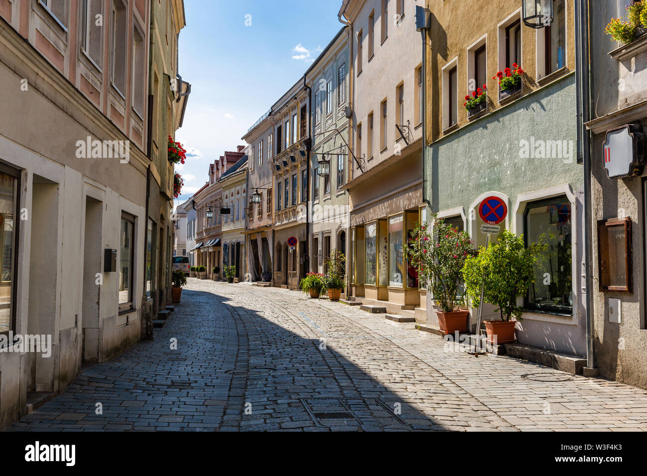 Street in Steyr - a town in Austria Stock Photo - Alamy