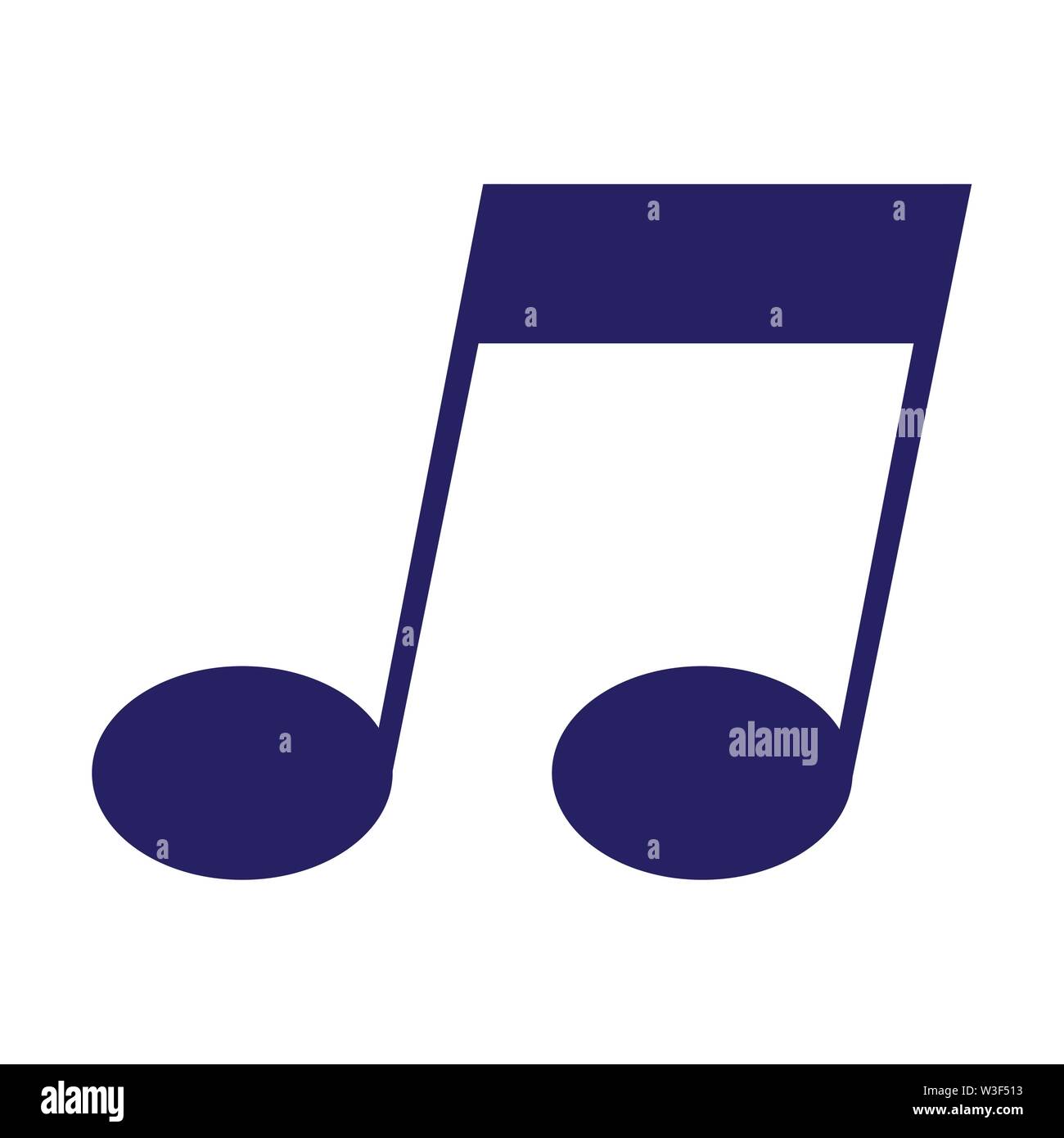 note music melody on white background vector illustration Stock Vector ...