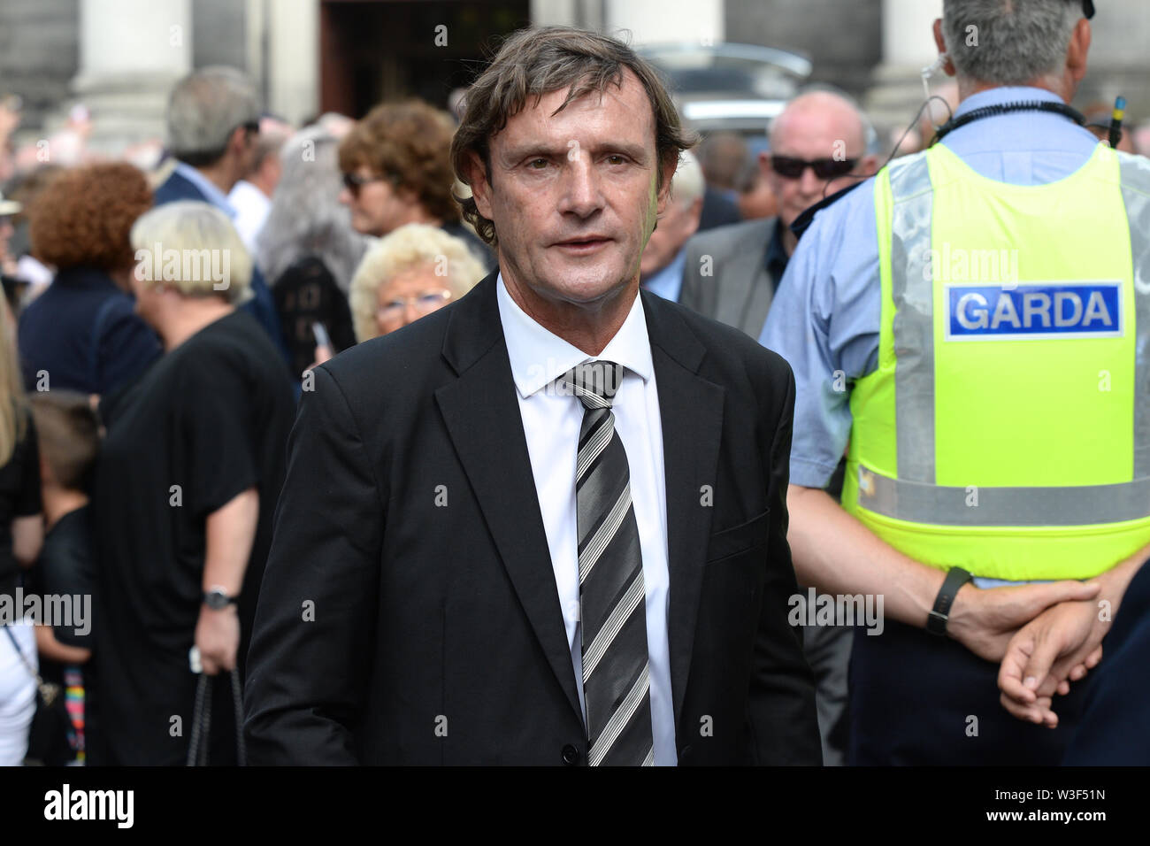 Former Manchester Utd and Ireland defender Kevin Moran arrives for the ...