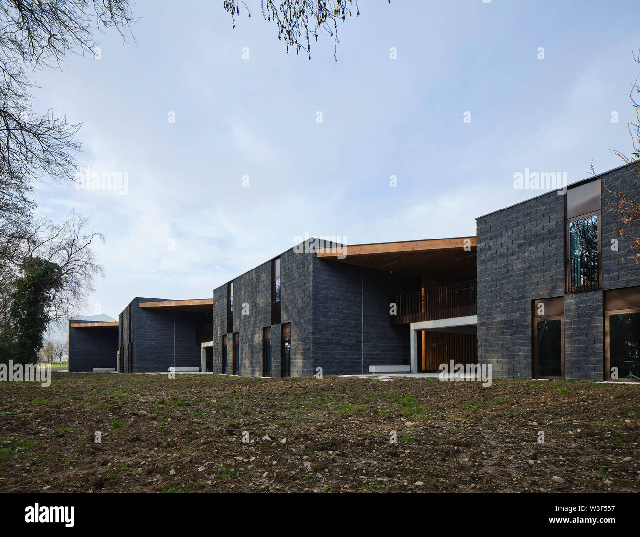 Perspective along rear elevation. Staff Residences at The Europe Hotel ...