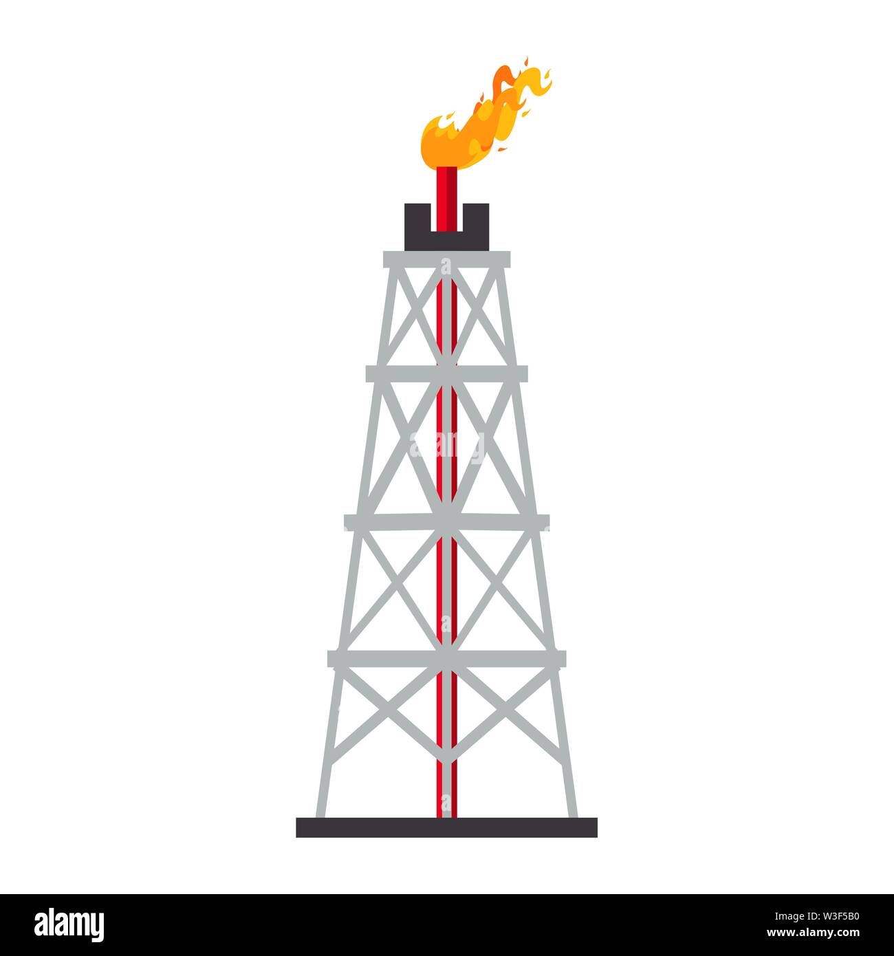 oil refinery gas factory cartoon Stock Vector Image & Art - Alamy