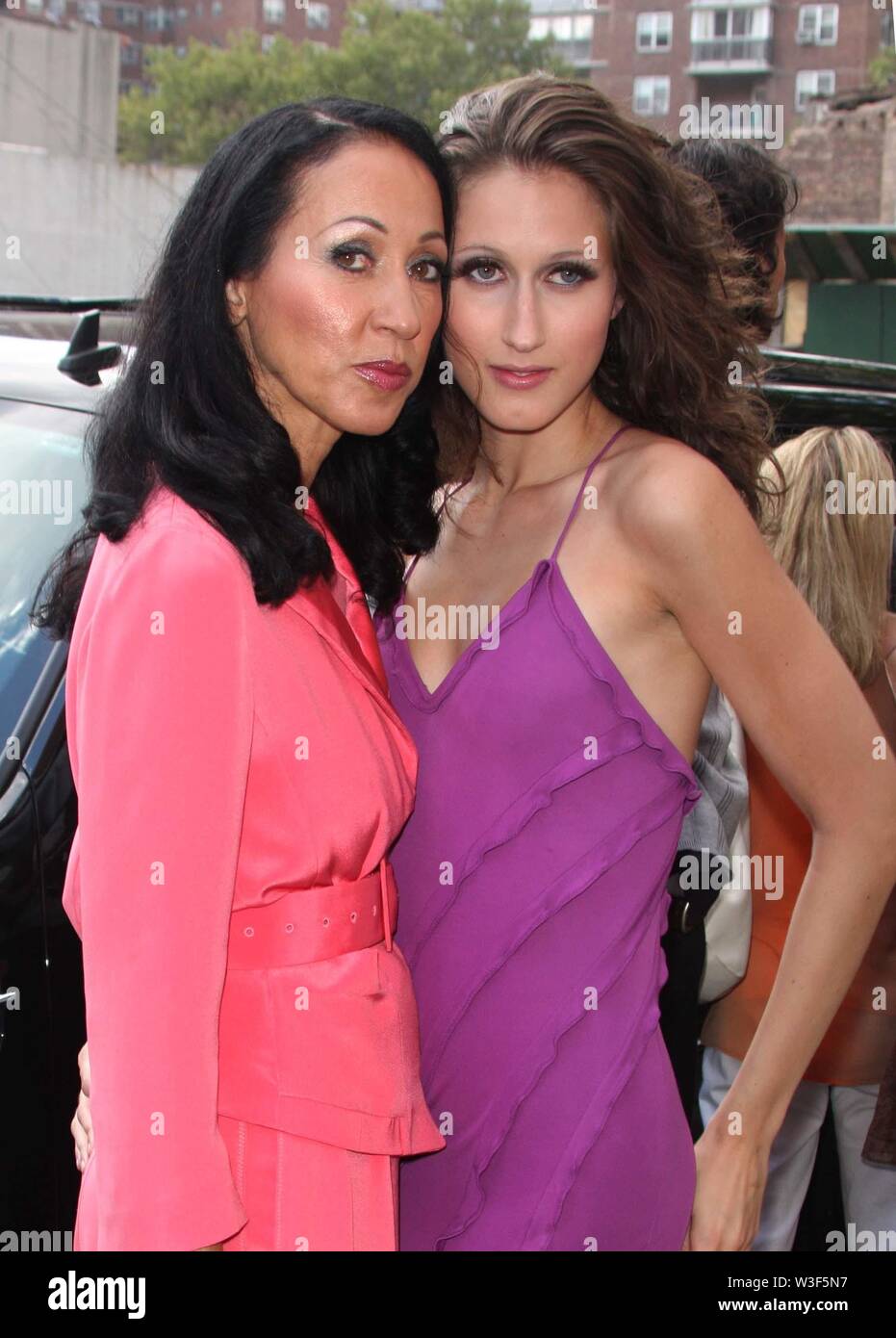 Pat Cleveland & daughter Anna Cleveland2008 Photo By John ...