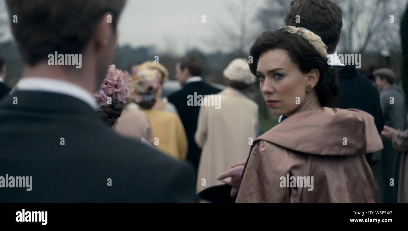 London.UK. Matthew Goode as Anthony Armstrong-Jones and Vanessa Kirby ...
