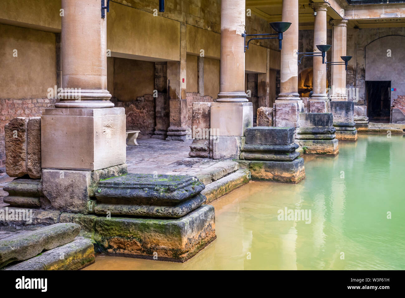 Roman built baths hi-res stock photography and images - Alamy