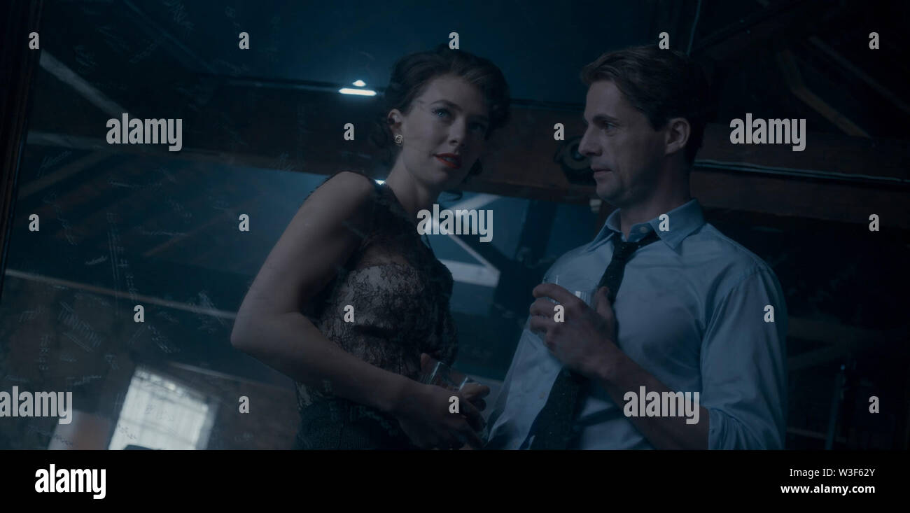 London.UK. Matthew Goode as Anthony Armstrong-Jones and Vanessa Kirby ...