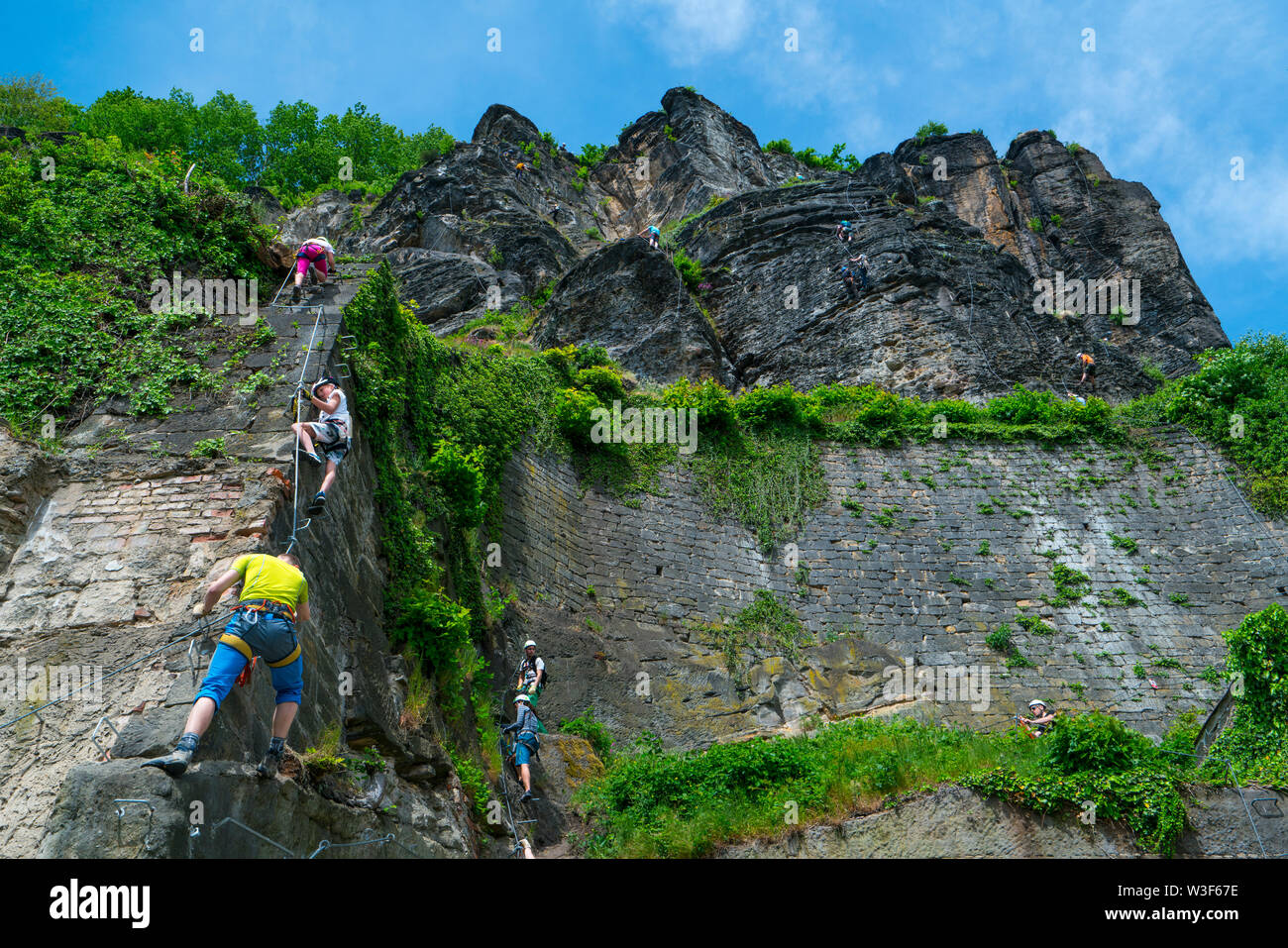 Via Ferrata Shepherd's Bluff, Bohemian Switzerland National Park, Decin ...