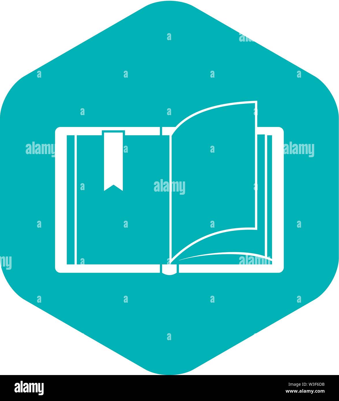 Open book icon, simple style Stock Vector Image & Art - Alamy
