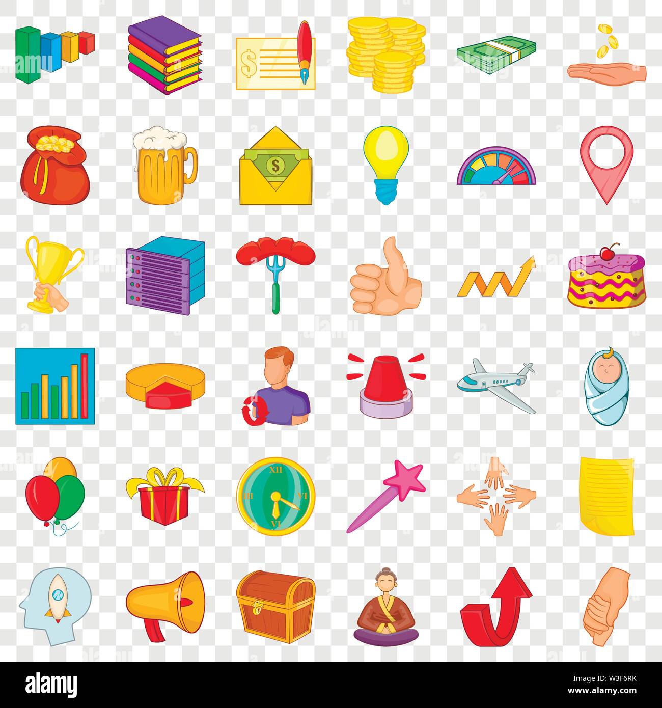 Megaphone icons set, cartoon style Stock Vector Image & Art - Alamy