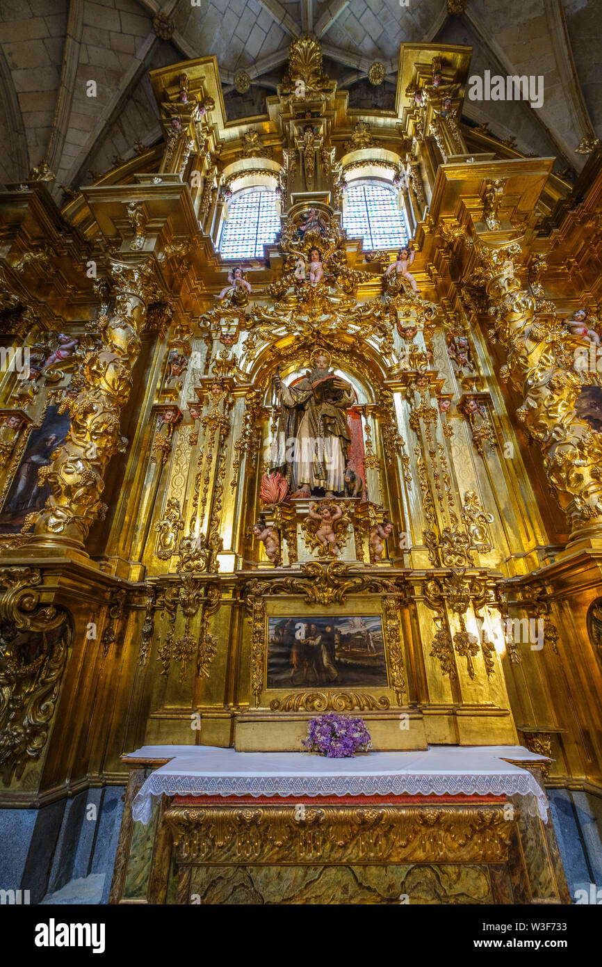 San Anton chapel. Late gothic architecture style, cathedral Santa ...