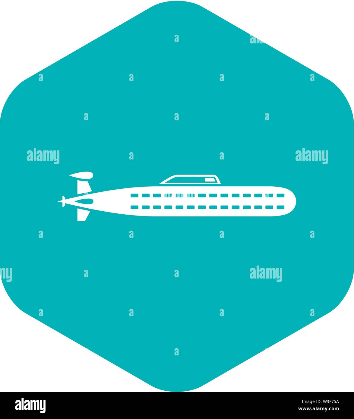Submarine icon, simple style Stock Vector Image & Art - Alamy