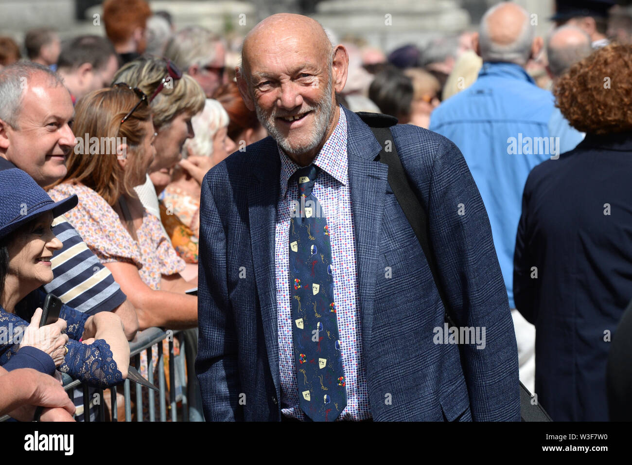 Paddy Cole arrives for the funeral of Father Ted star Brendan Grace at ...