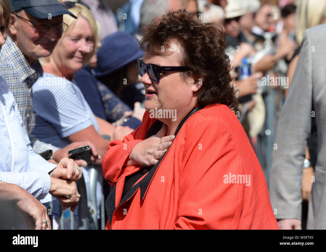 June Rodgers arrives for the funeral of Father Ted star Brendan Grace ...