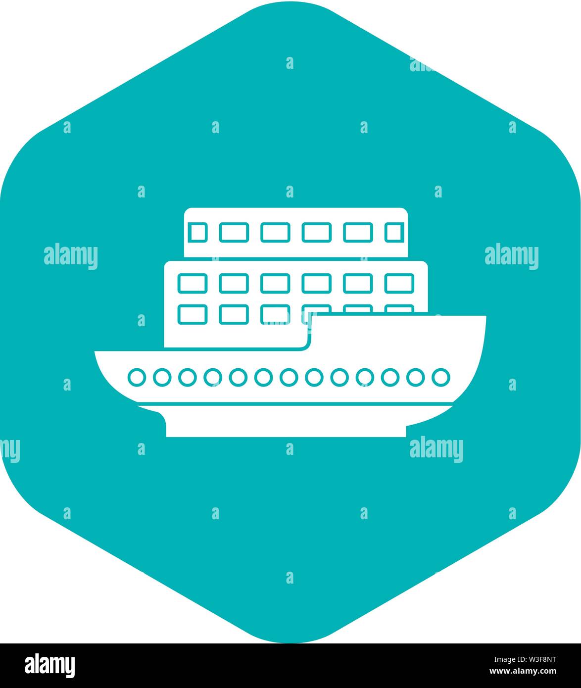 Large passenger ship icon, simple style Stock Vector Image & Art - Alamy
