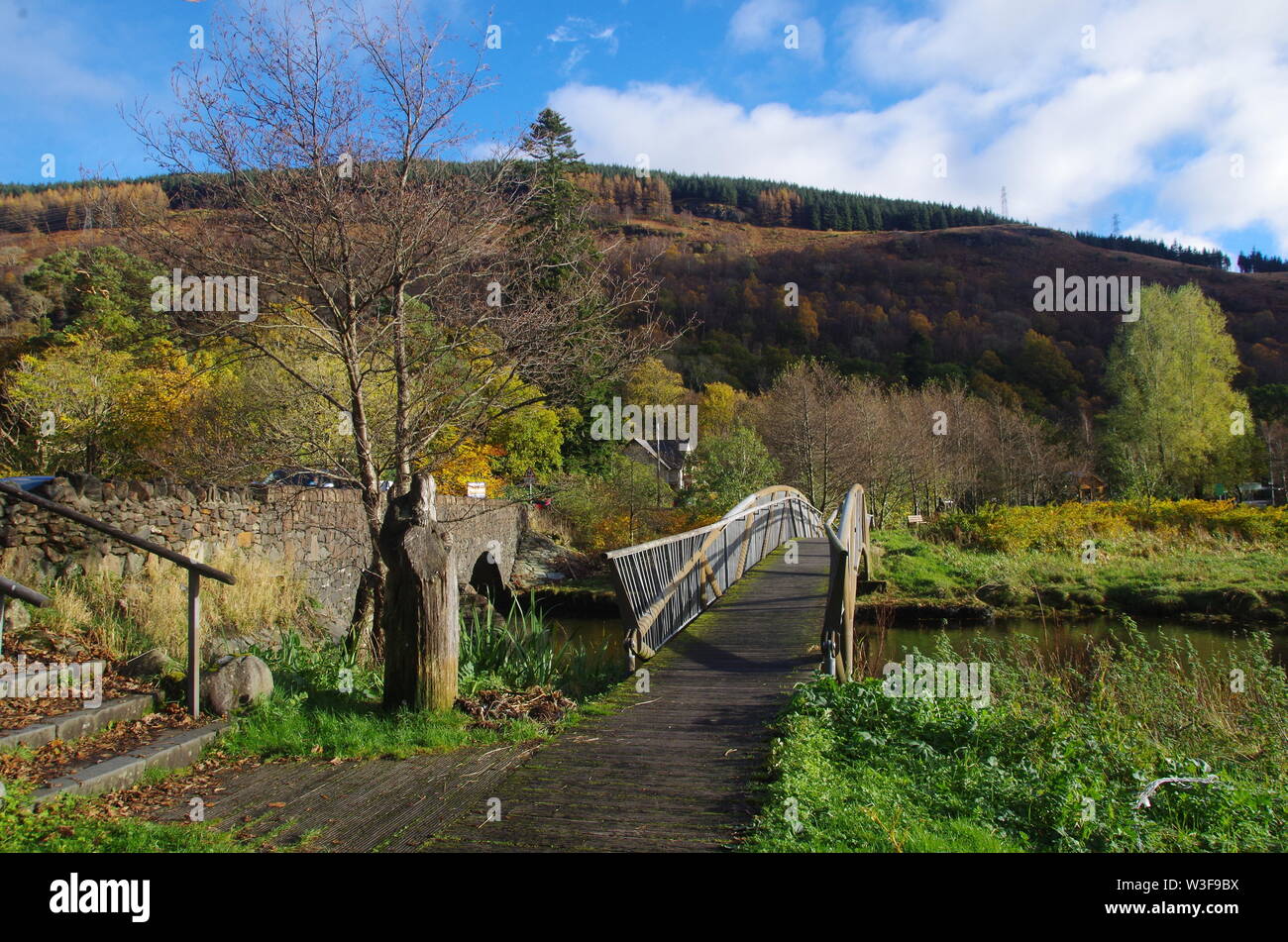 The Loch Lomond and Cowal Way. Cowal peninsula. Highlands. Scotland. UK ...